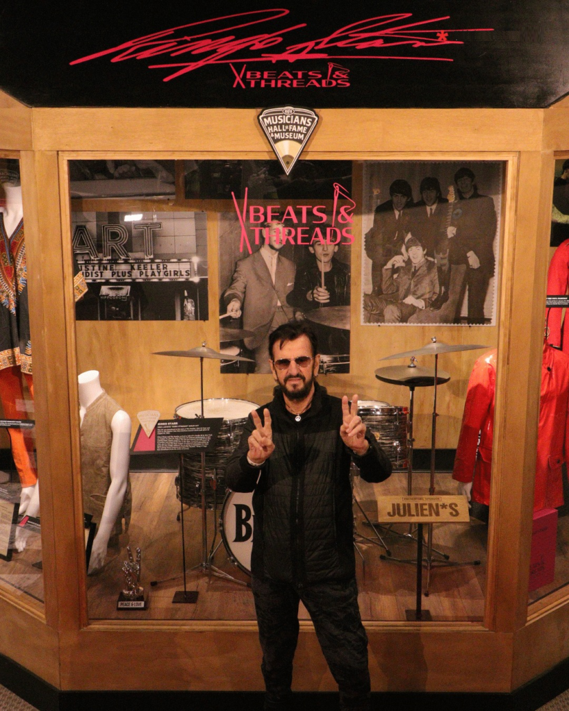 RINGO STARR LAUNCHED HIS "BEATS & THREADS EXHIBIT IN NASHVILLE ...