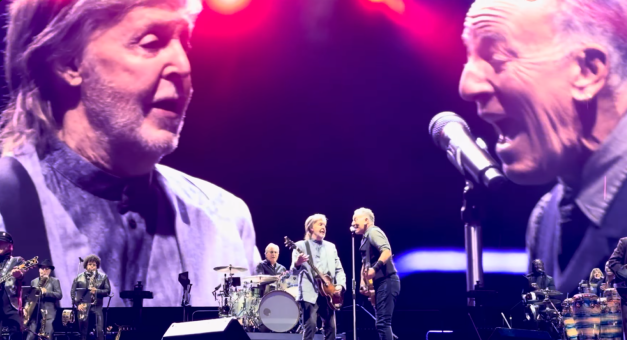 PAUL McCARTNEY & BRUCE SPRINGSTEEN AT ANFIELD STADIUM - BEATLES MAGAZINE