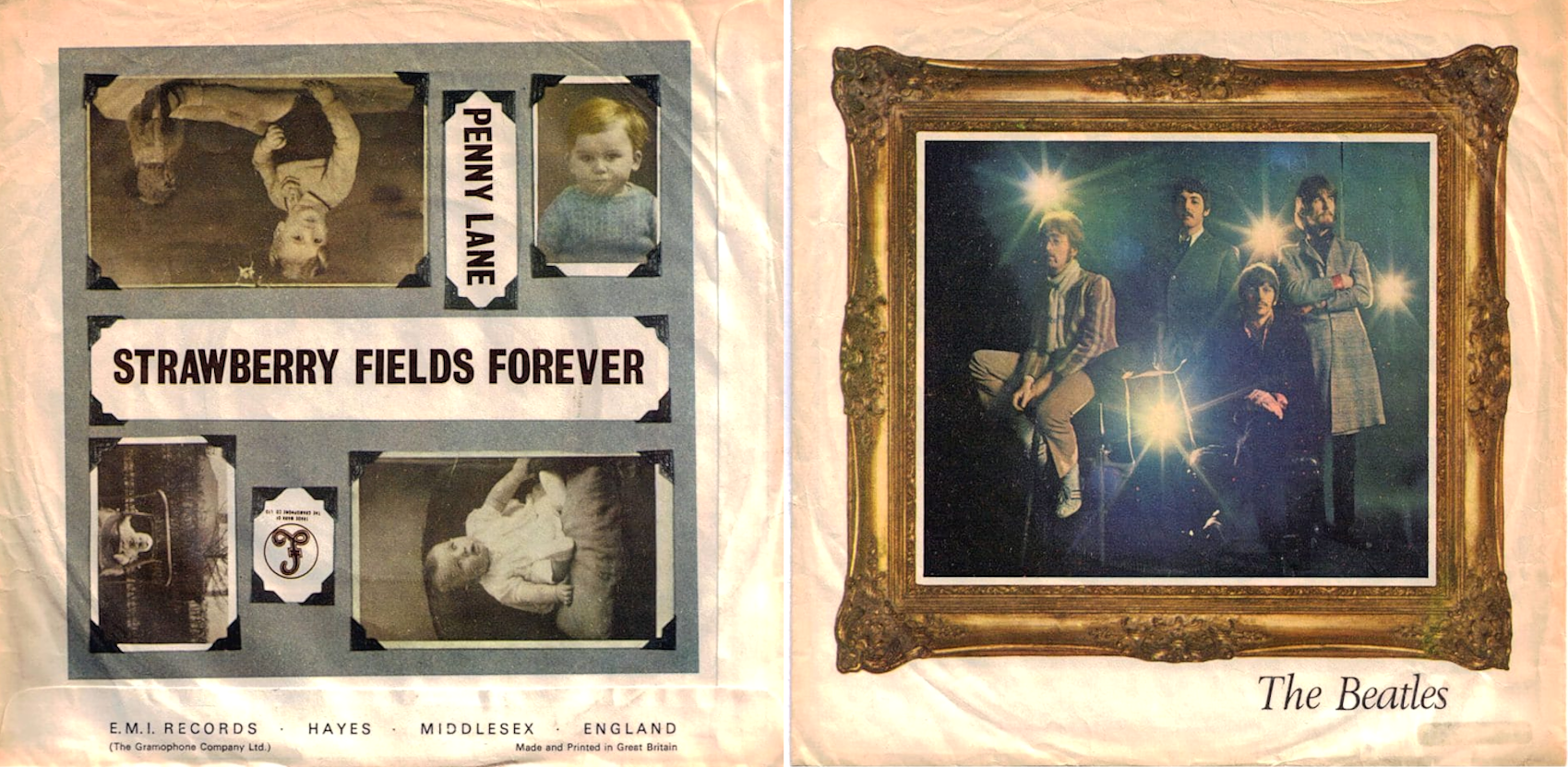 UK SINGLE RELEASE: PENNY LANE/STRAWBERRY FIELDS FOREVER - BEATLES MAGAZINE