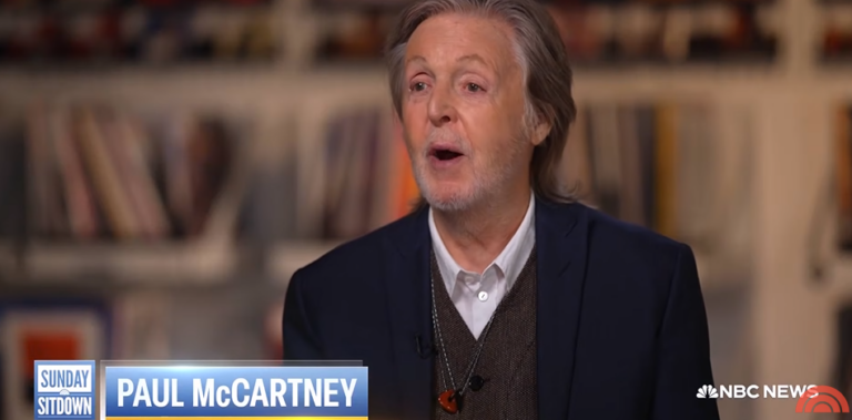 PAUL McCARTNEY ON WILLIE GEIST's 'SUNDAY SITDOWN' - BEATLES MAGAZINE